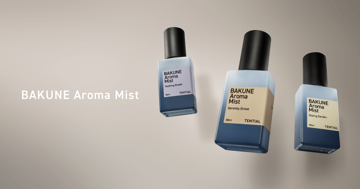 BAKUNE Aroma Mist | TENTIAL公式オンラインストア
